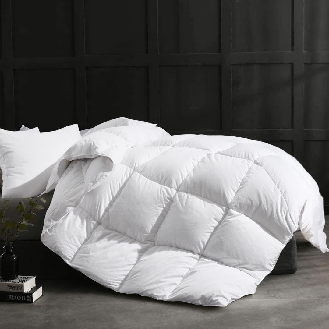 Amazon.com: NEXHOME PRO Down Comforter Queen Size Duvet Insert, All Season Ultra-Soft 44OZ ...