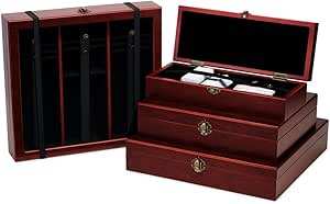 Amazon.com: Rosewood Finish Wooden Box for Stone Parcel Papers 61-0596 ...