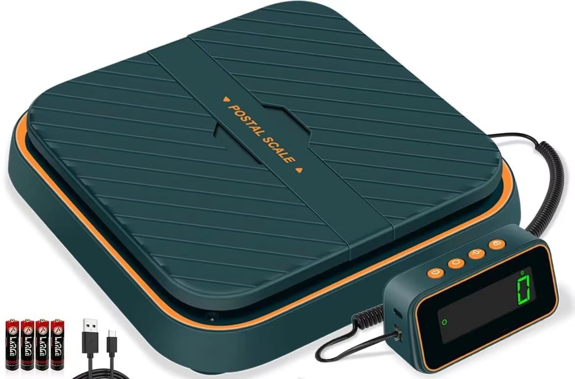 UNIWEIGH Postal Scale Digital 39kg/86lb, Parcel Shipping Scale, Mail ...