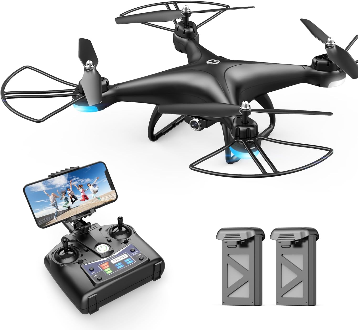 Amazon.com: DEERC D60 Drones with Camera for Adults, Kids, FPV 1080P HD ...