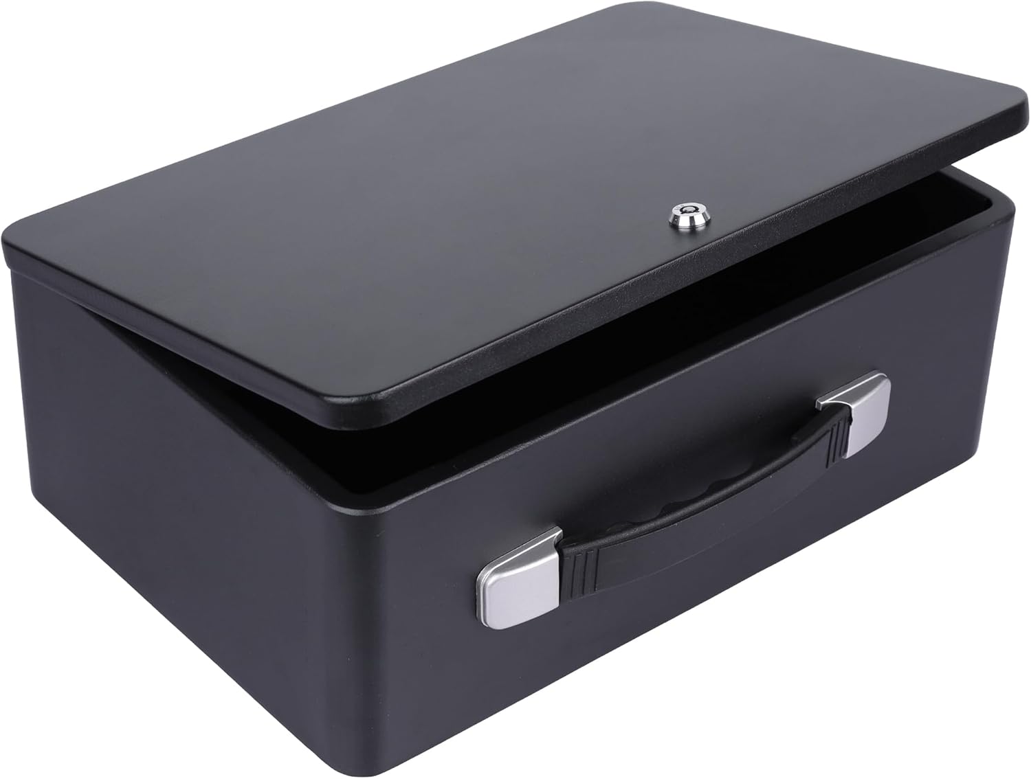 IUZIT Fire Resistant Document Box with Key Lock, Fireproof Safe Storge ...