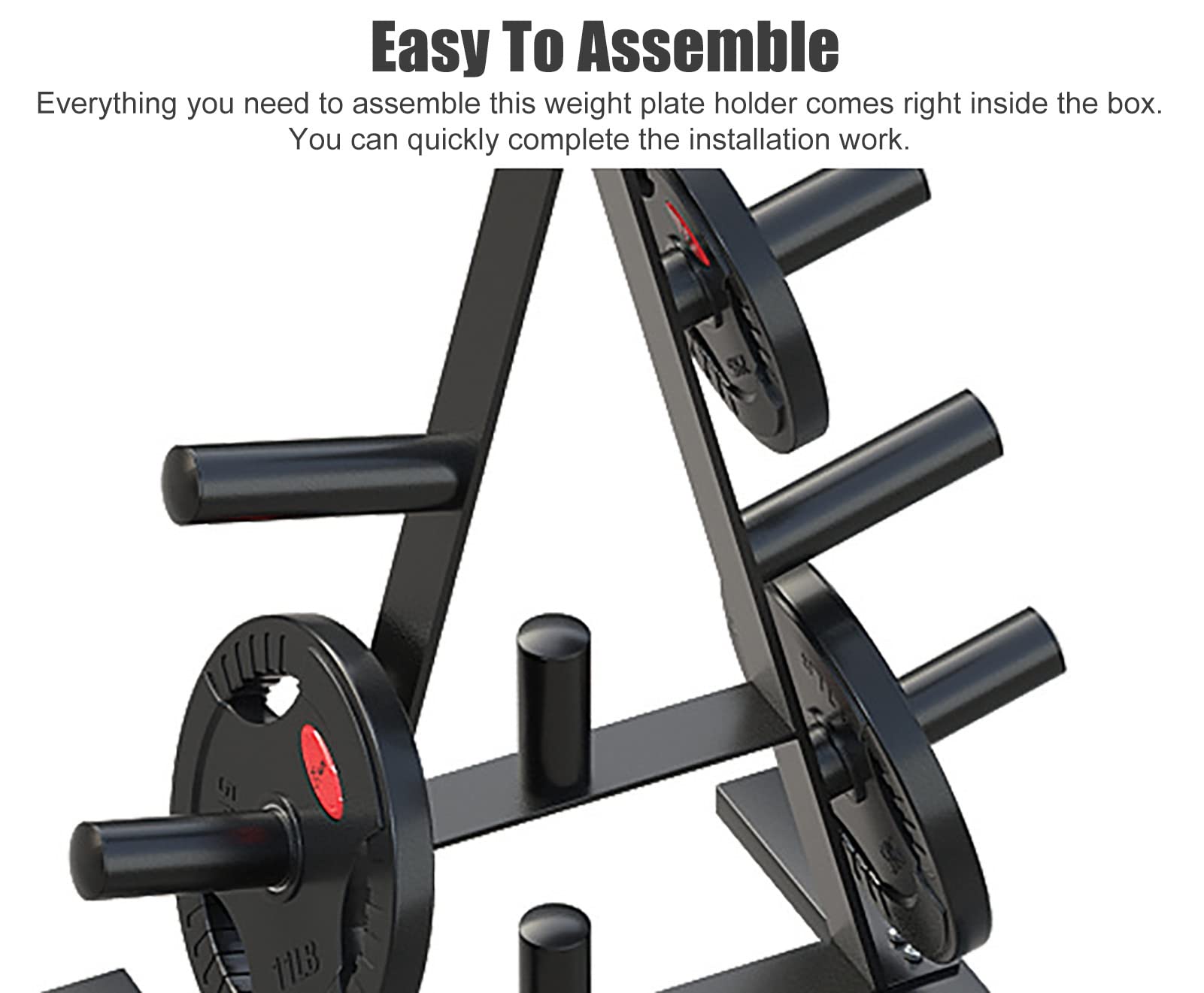 Bumper Plate Rack Weight Plate Stand, Bongkim Dumbbell Tree And ...