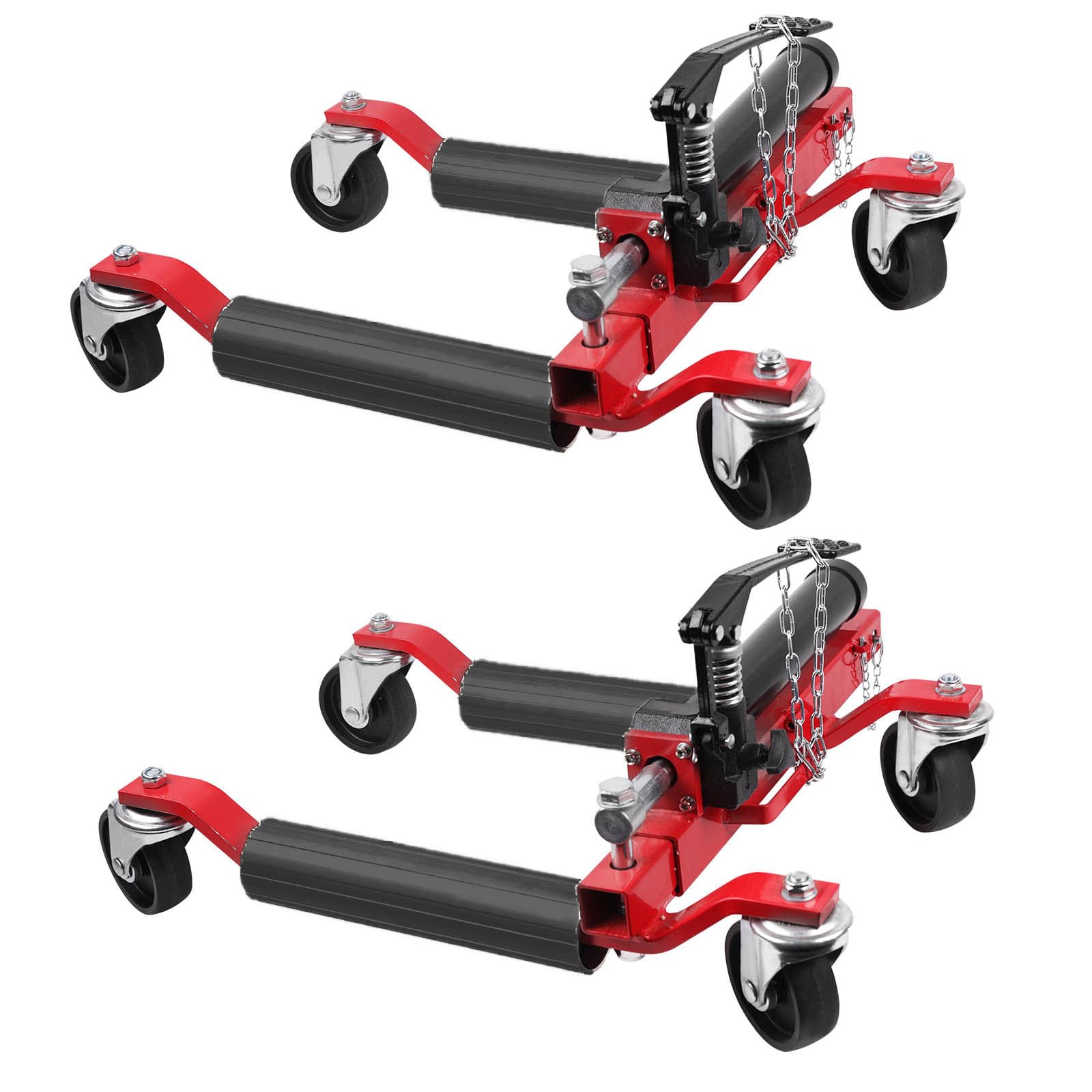 Amazon.com: 2PCS Car Wheel Dolly with Hydraulic Tire Jack, 1500LBS ...