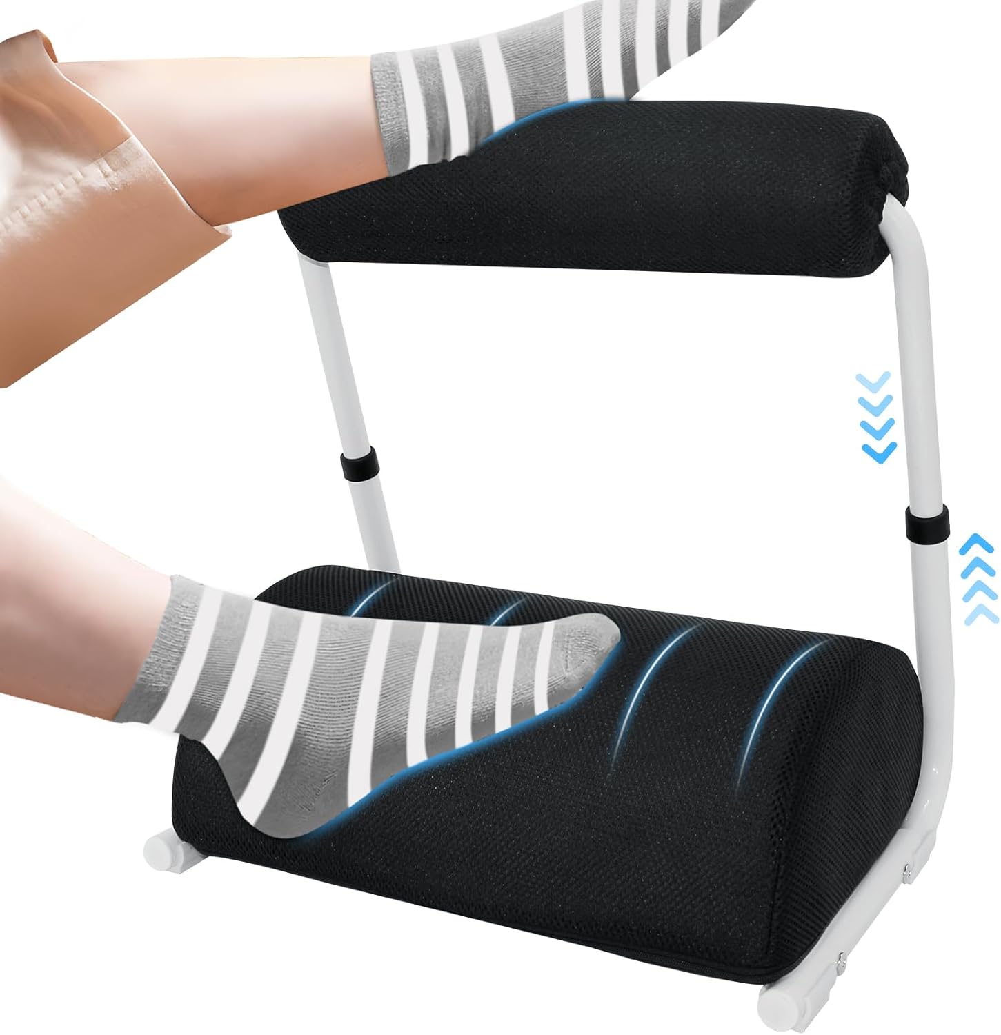 Amazon.com: Adjustable Foot Rest Under Desk Footrest Leg Rest 3 Height ...