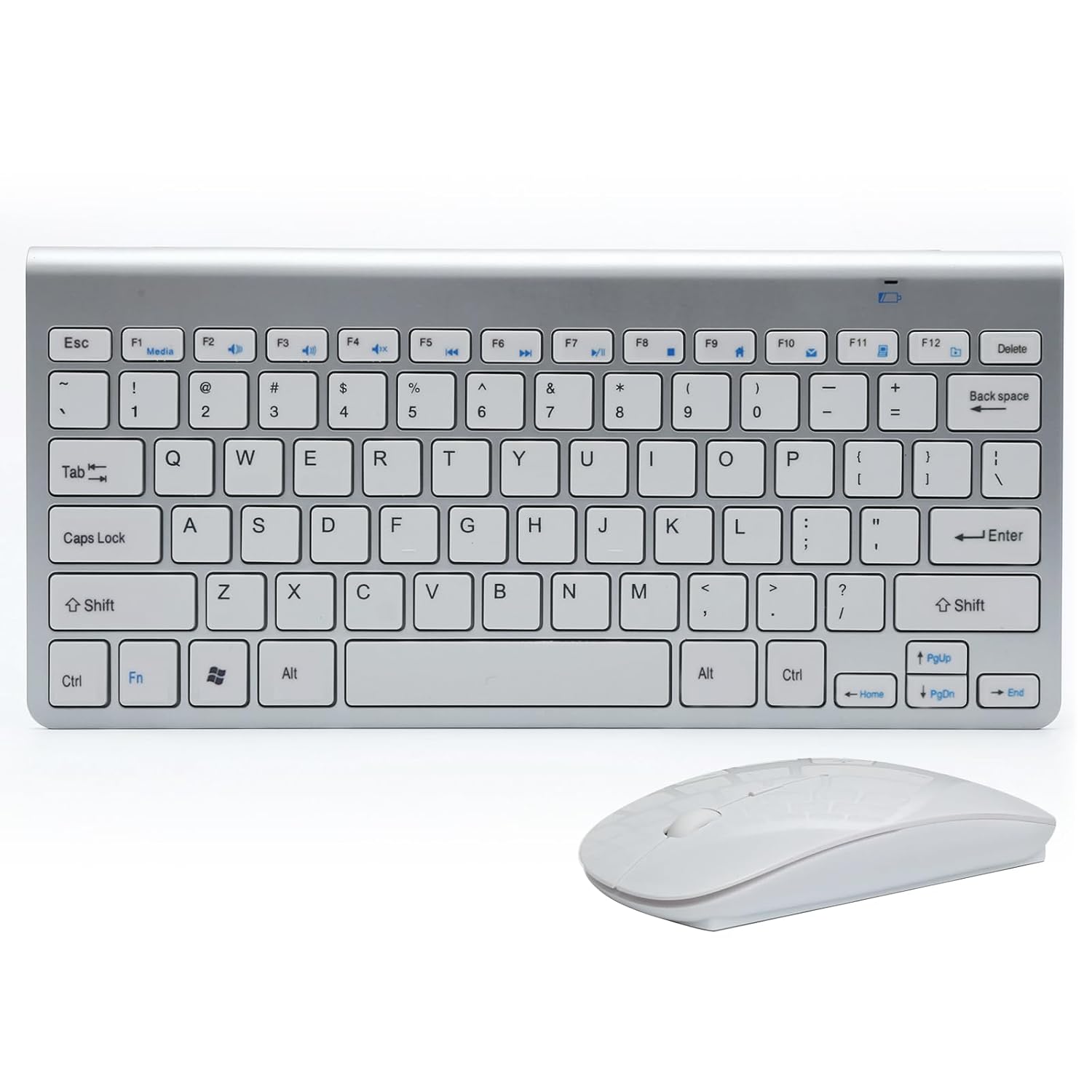 Amazon.in: Buy ZTZ 2.4G Mini USB Keyboard with Silent Mouse Combo for ...