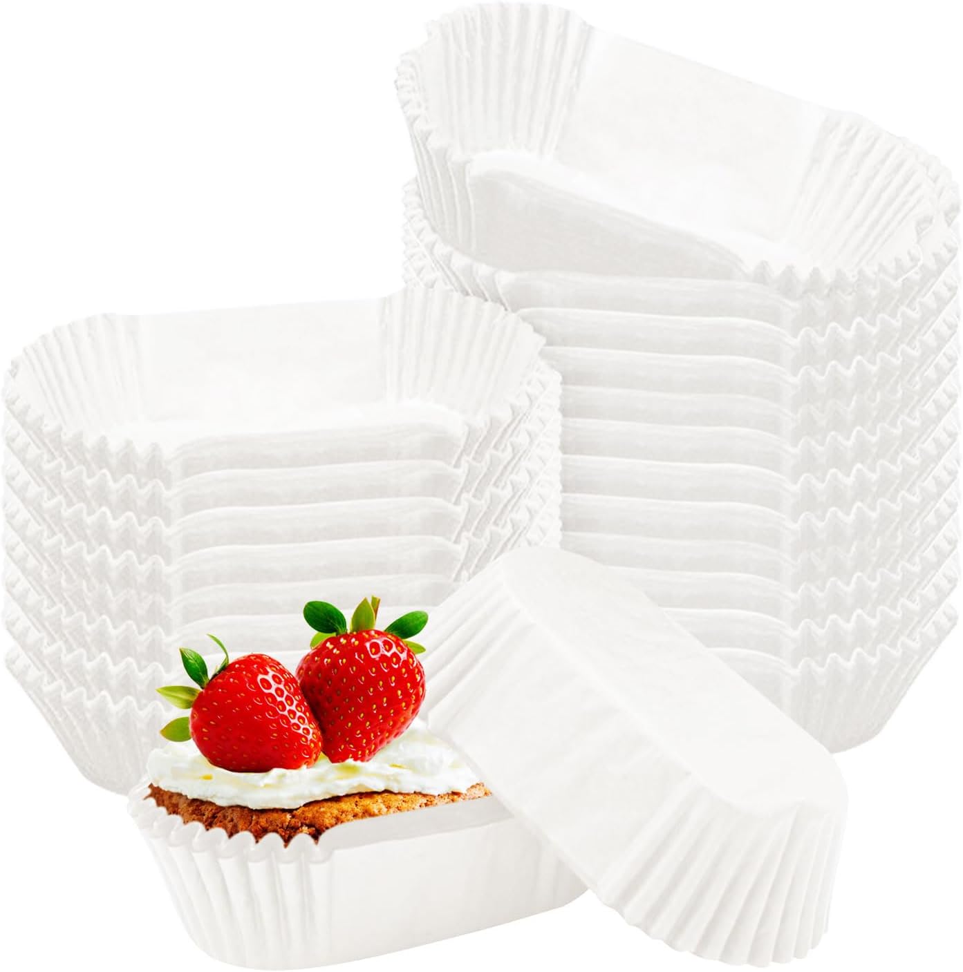 Amazon Upgrade 1000pcs Mini Loaf Pan Liners Oval Baking Muffin