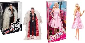 Barbie The Movie Collectible Ken Doll Wearing Big Faux Fur Coat and ...