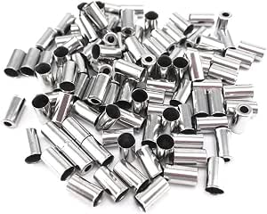 100 Pcs Bike Brake Cable Cap Derailluer Housing Cap Line Outer Crimp ...