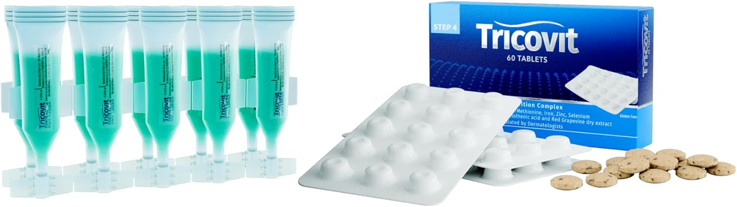 Tricovit Hair Care Bundle - Tablets & Fortifying Bahrain | Ubuy
