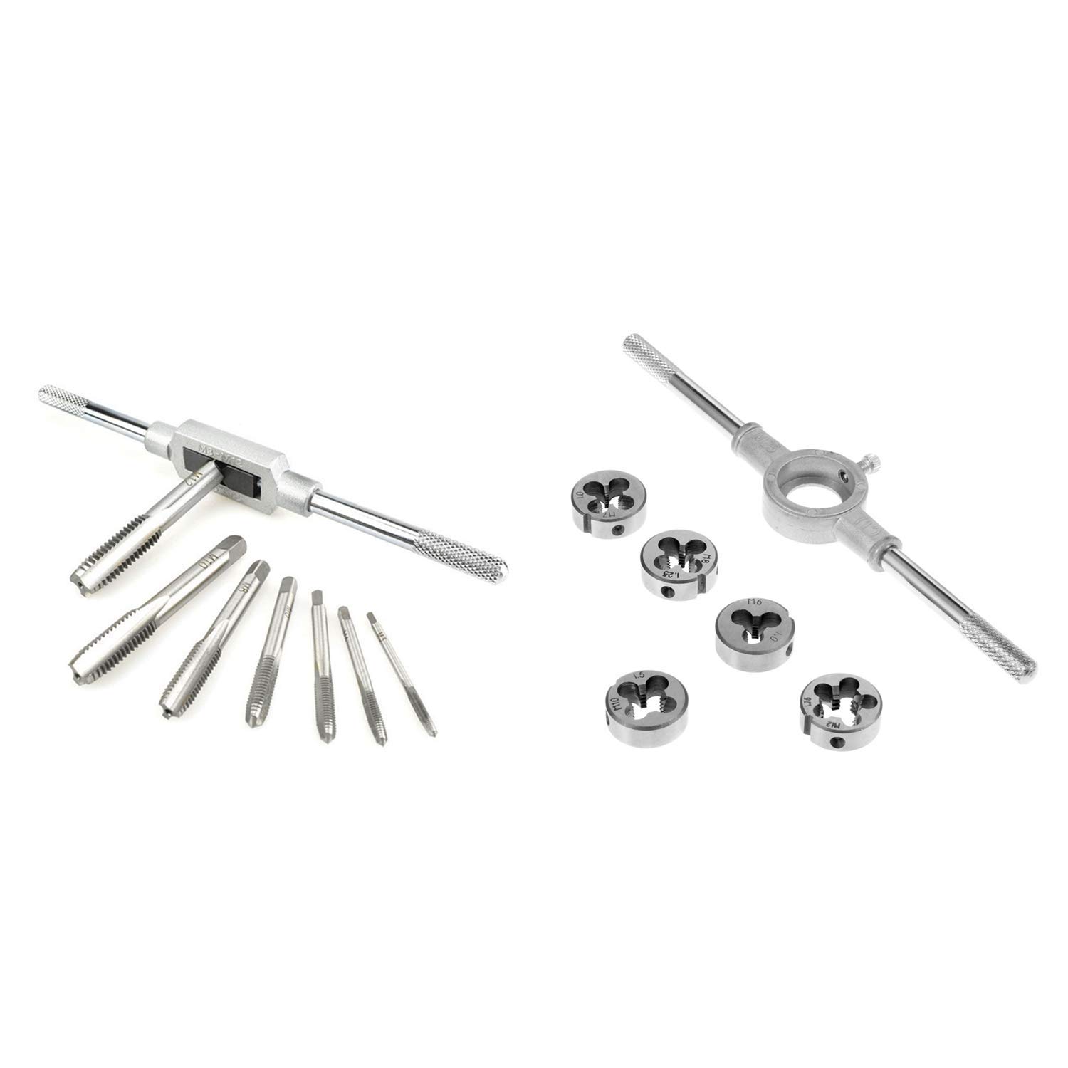 KEKEYANG 6Pcs/Set Metric Die Wrench Kit Thread Processing Threading ...