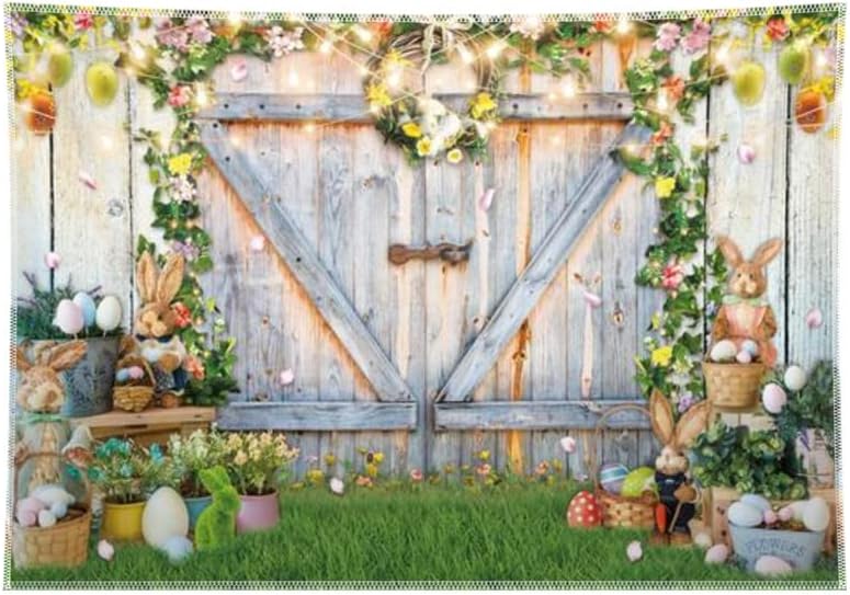 Amazon.com: YCUCUEI 96x72inch Spring Easter Photography Backdrops ...