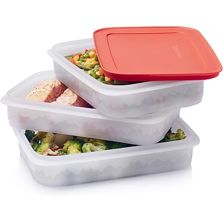Amazon.com: Tupperware Brand Freezer Mates Plus Stackables Set - Three ...