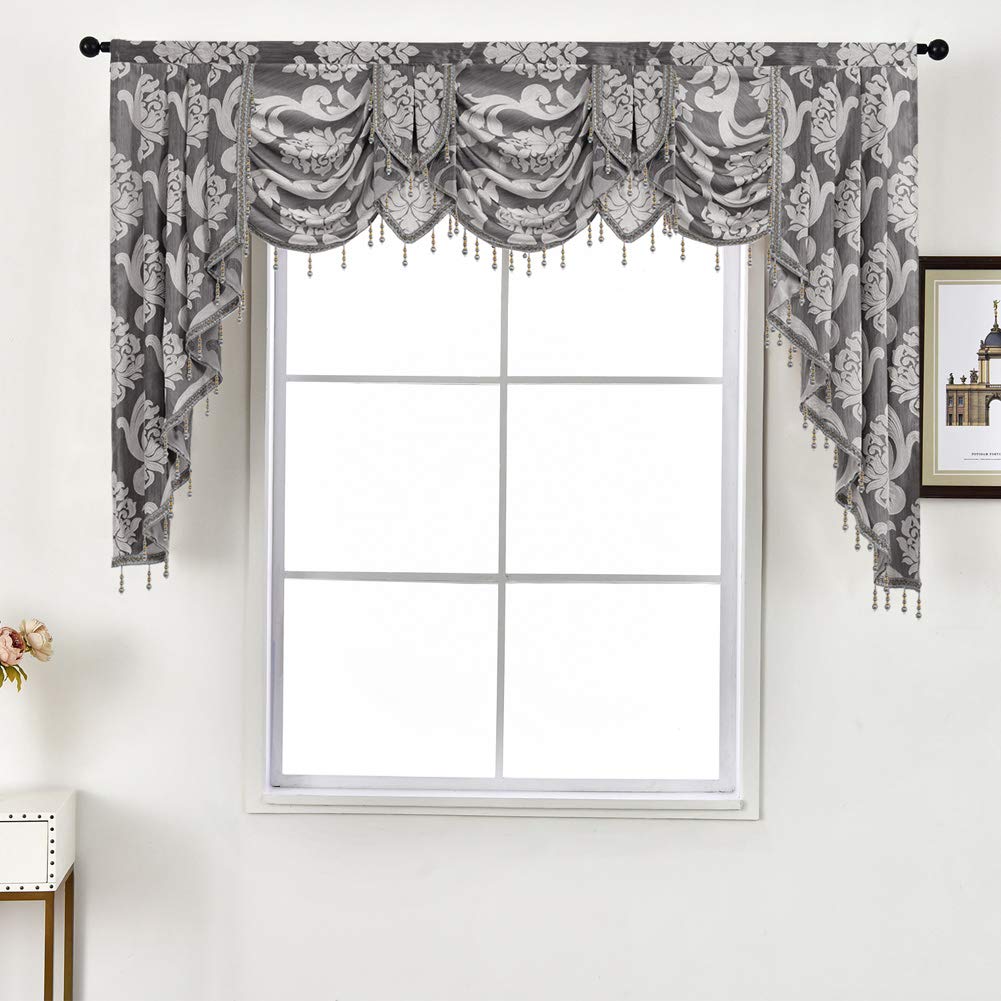 Swag Curtains Differences Between Valances, Swags, And Cornices