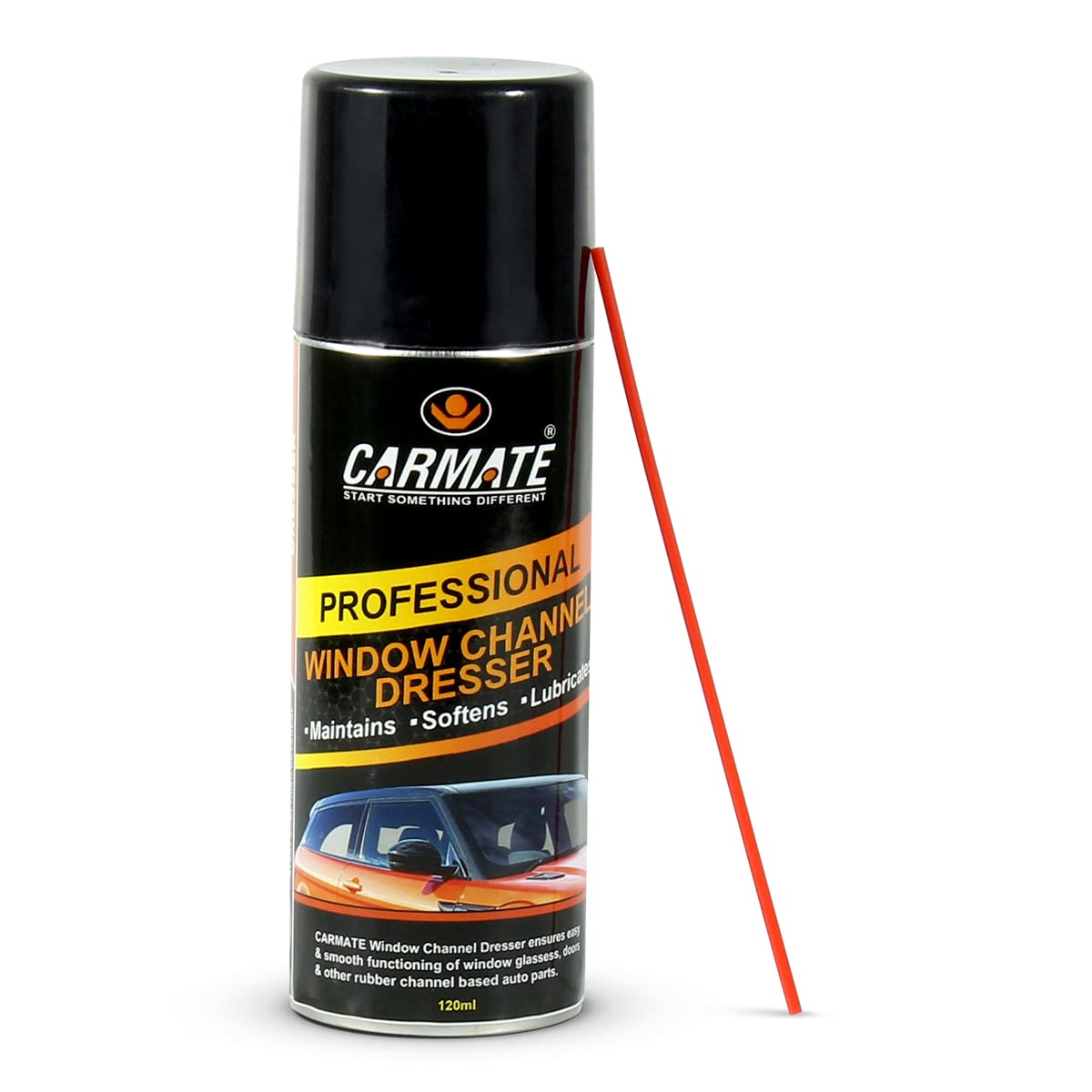 CARMATE Window Channel Dresser Spray - (120 ML) : Amazon.in: Car & Motorbike