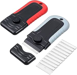 Amazon.com: 2 PCS Razor Blade Scraper with Safety Cap, Locking ...