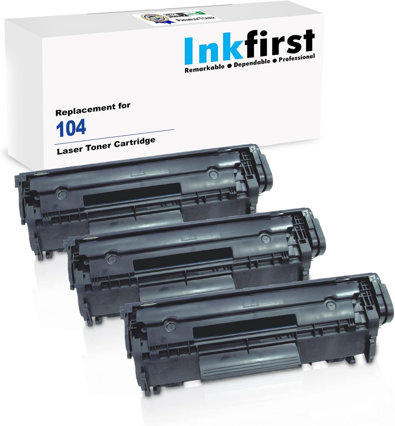 3 Inkfirst Compatible Toner Cartridges Replacement for Canon 104 FX9 ...