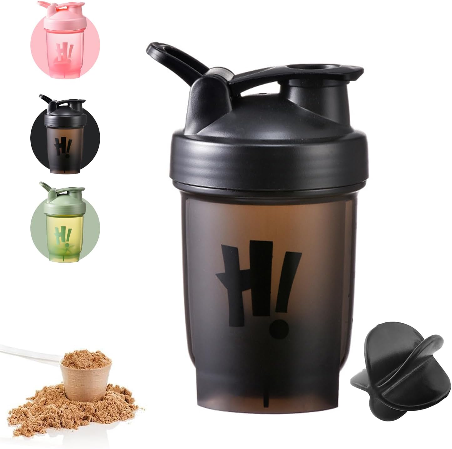 SHANGFENG Protein Shaker Bottle With PP Ball Leak Proof Secure Drinking ...