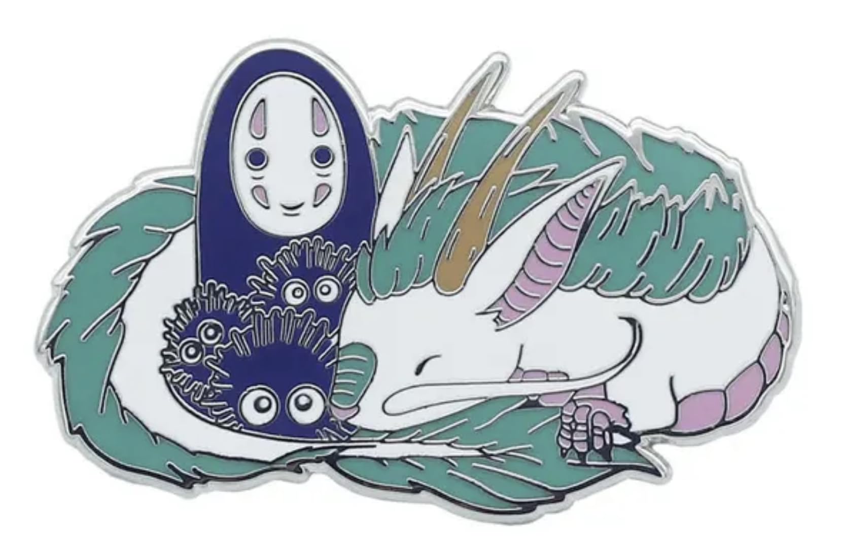 Amazon.com: No-Face No Face Faceless Spirit Ghost White Dragon Soot ...