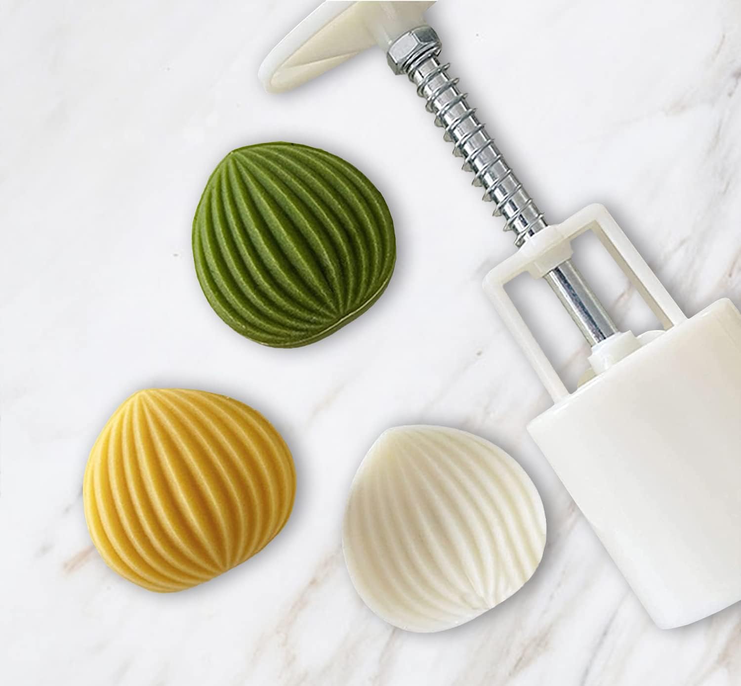 Amazon.com: Stamped mid-autumn mooncake press mold, hand-pressed ...
