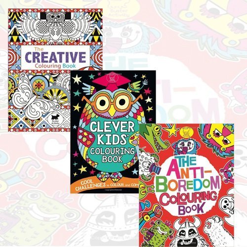 The Creative Anti Boredom Colouring Books For Kids 3 Books Set : Amazon ...
