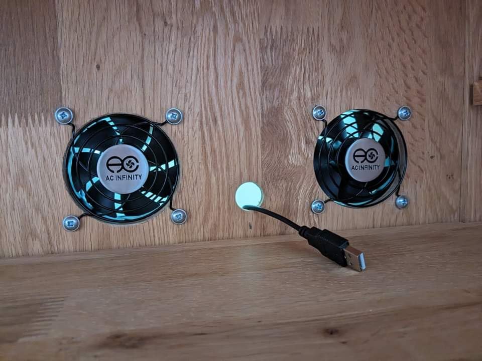 AC Infinity MULTIFAN S5, Quiet Dual 80mm USB Fan, UL-Certified for ...