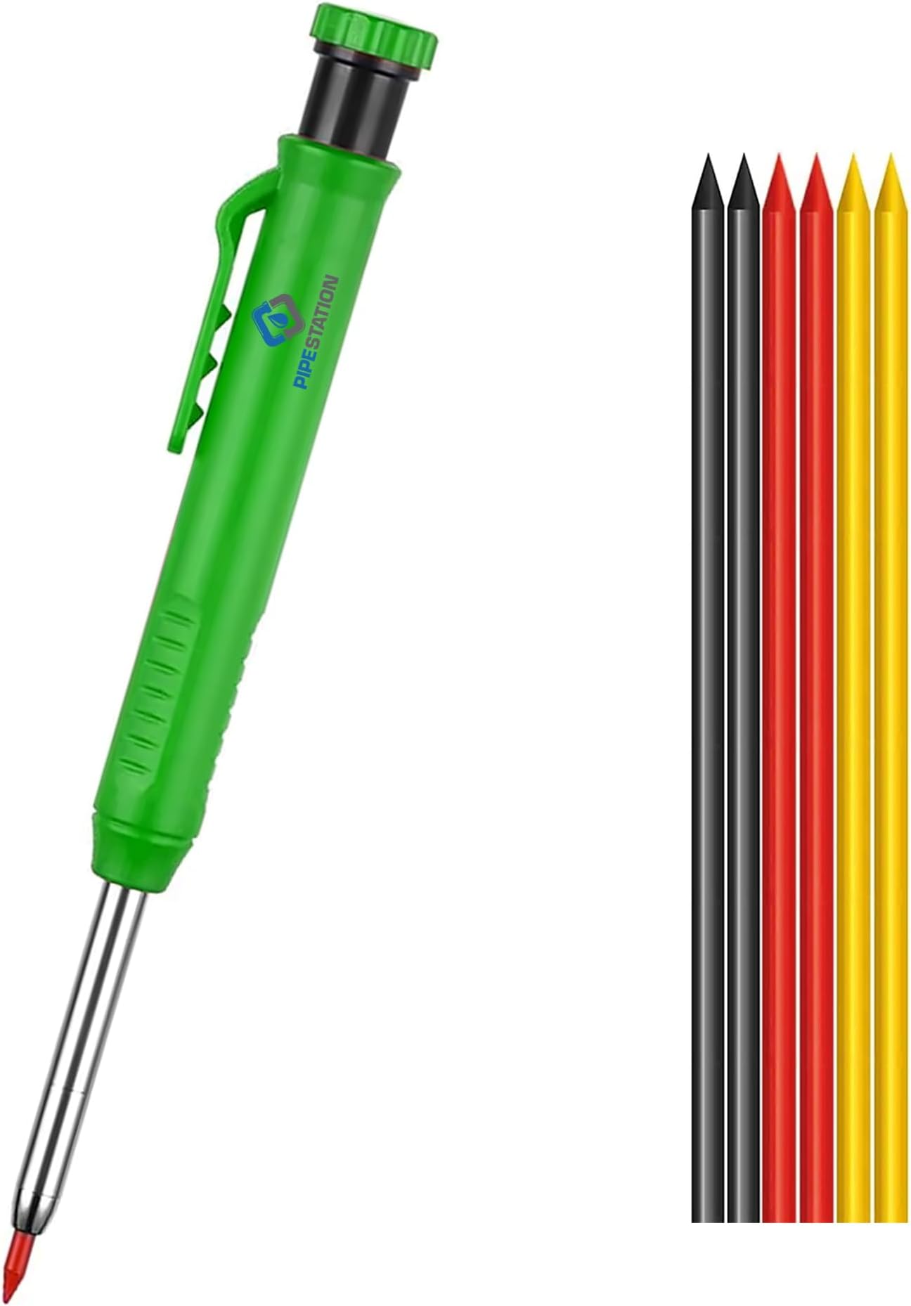 TRACER Deep Hole Construction Pencil with TRACER Site Holster (120mm ...