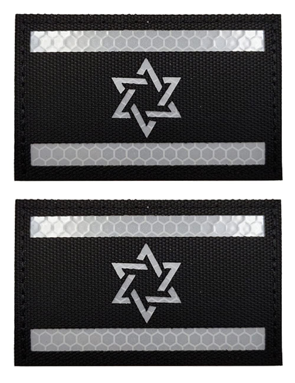 Amazon.com: 2PCS AliPlus Israel Flag Patches IR Infrared Reflective ...