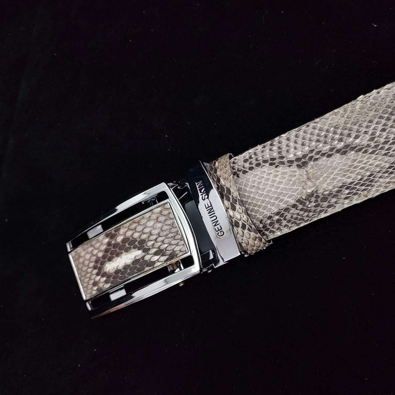 Thailand Authentic Snake Skin Men's Genuine Python Leather Belt 48inch ...