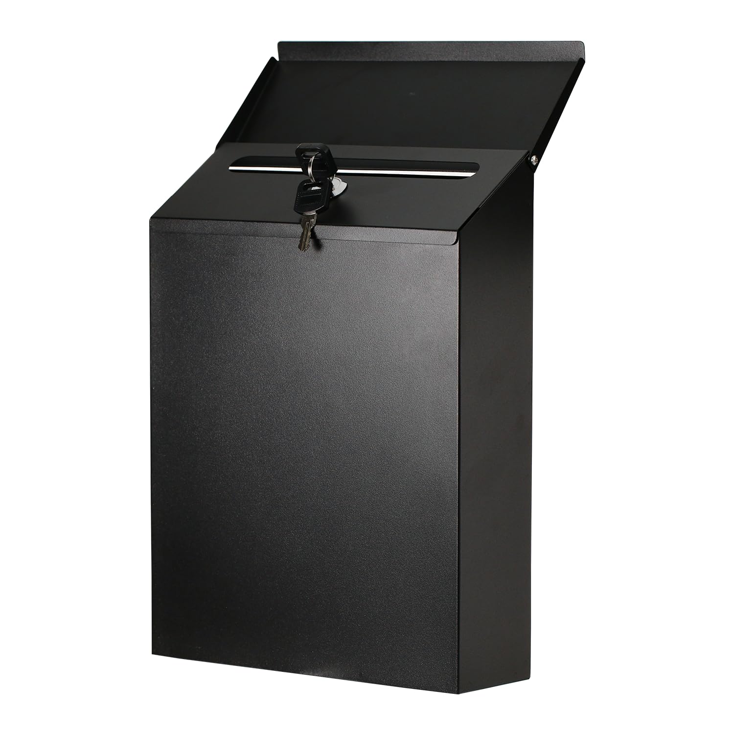 QCBF Locking Mailbox Wall Mount,Locked Mail Boxes, Mailbox with Key ...