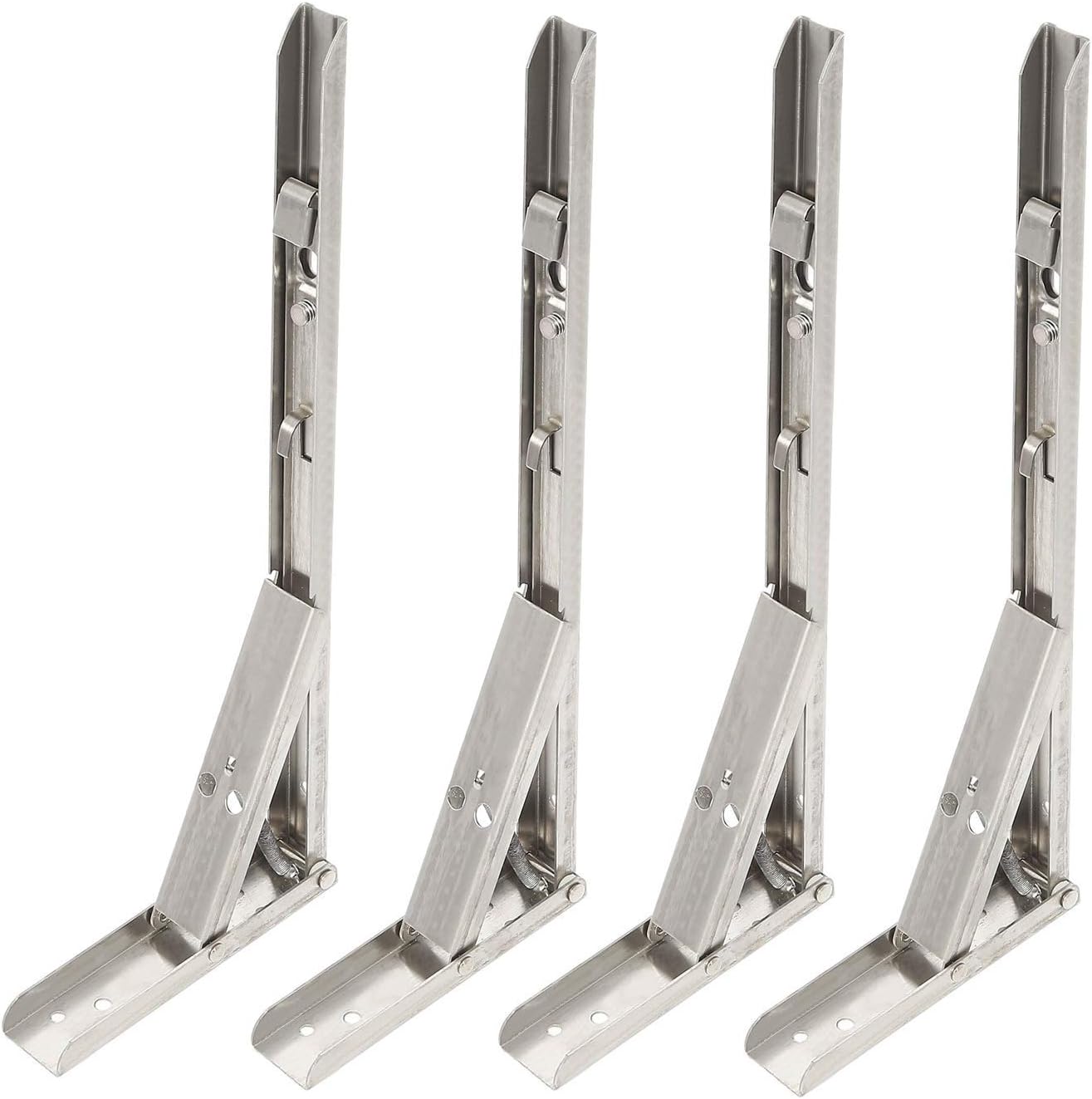 Amazon.com: NovelBee 4 Piece of Stainless Steel Spring Loaded Triangle ...