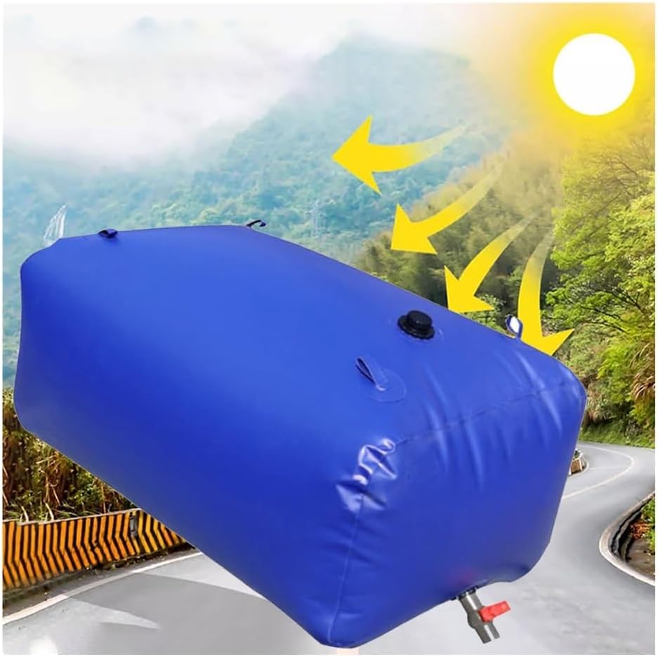 20-1070 Gal PVC Portable Water Bladder with Overflow Kit, 650L ...