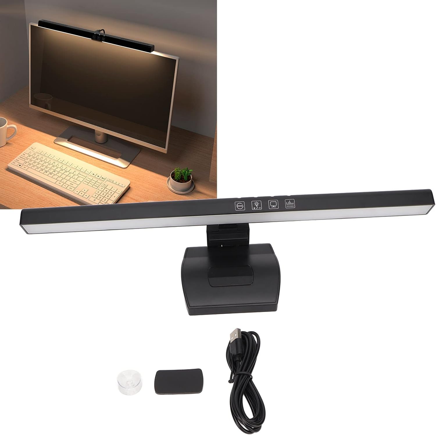 Amazon.co.jp: Computer Light Bar, Eye Care Computer Monitor Light Bar ...