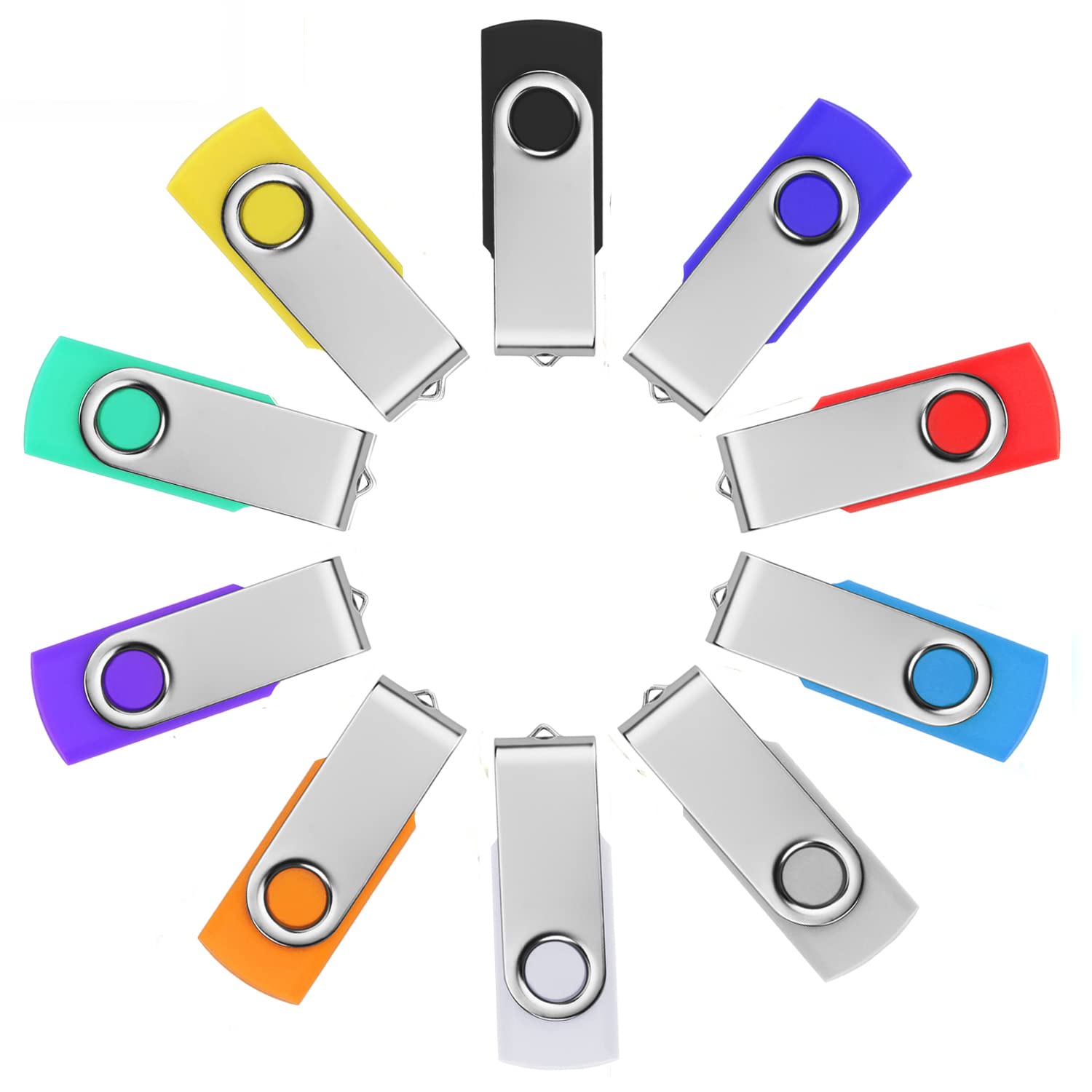 Amazon.com: 32GB Flash Drive 10 Pack USB 2.0 Flash Drive Thumb Drive ...