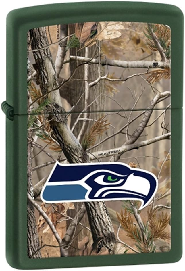 Amazon.com: Zippo Lighter - NFL/Realtree Seahawks : Sports & Outdoors