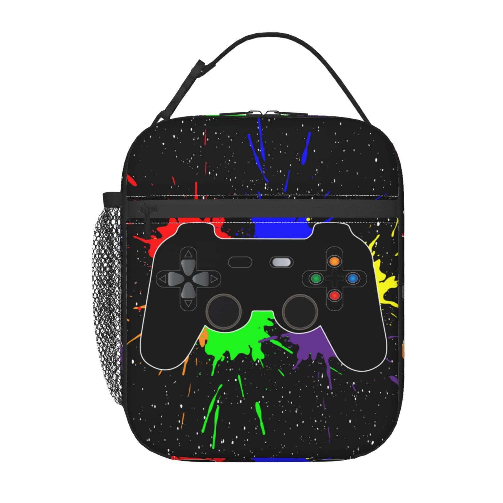 Amazon.com: Game Gamer Lunch Bag For Boys Girls Kids Cool Reusable ...