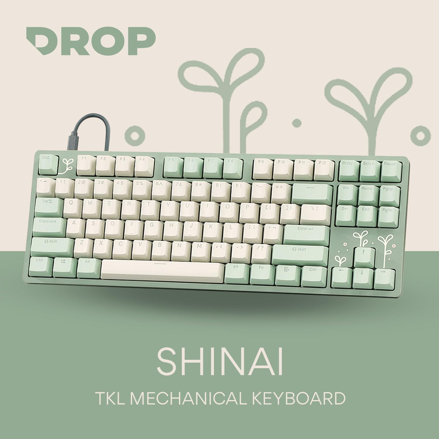 Snapklik.com : DROP Expression Series Shinai TKL Mechanical Keyboard