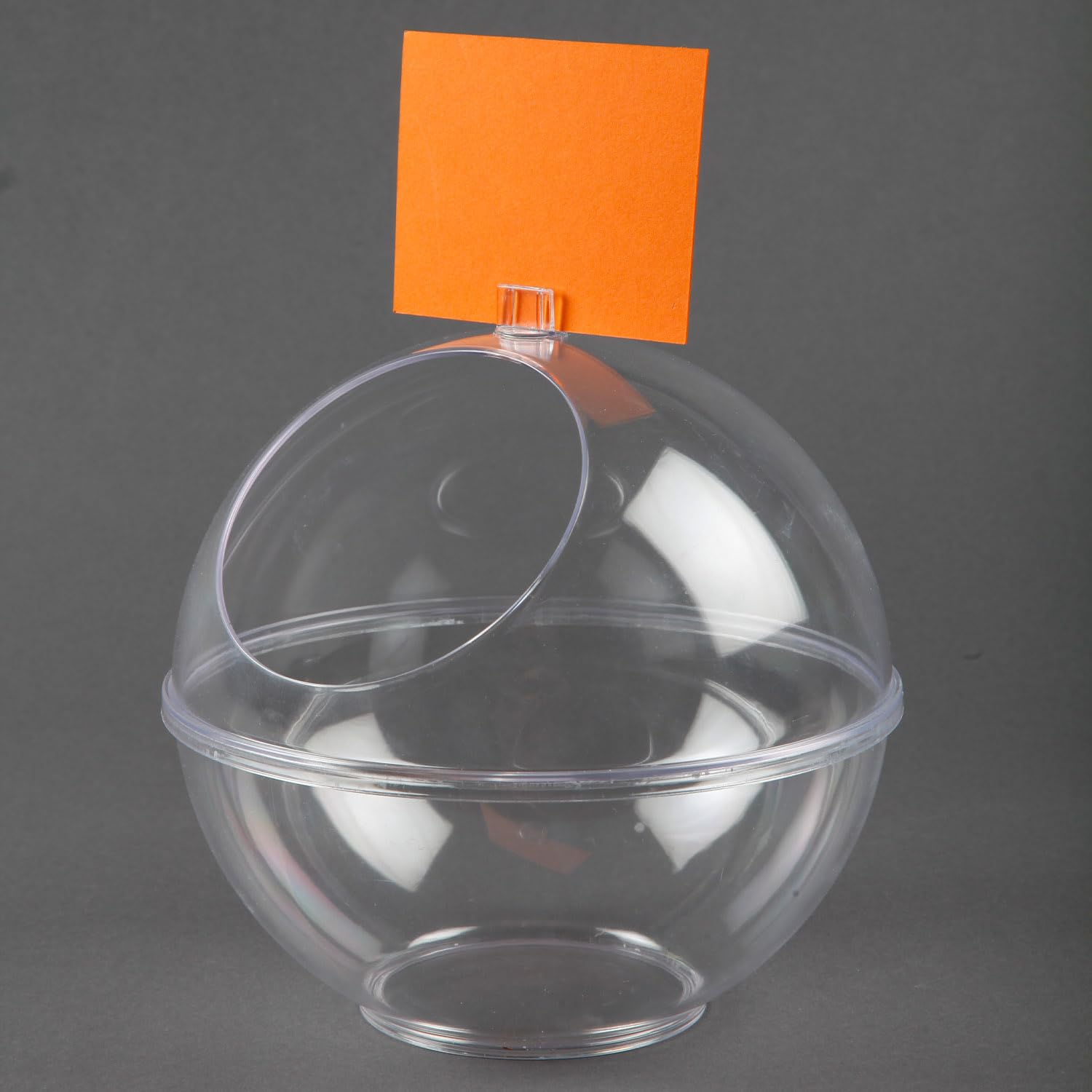 Aplas Storage Container Tub - Clear Plastic Sphere Dispenser - 120mm ...