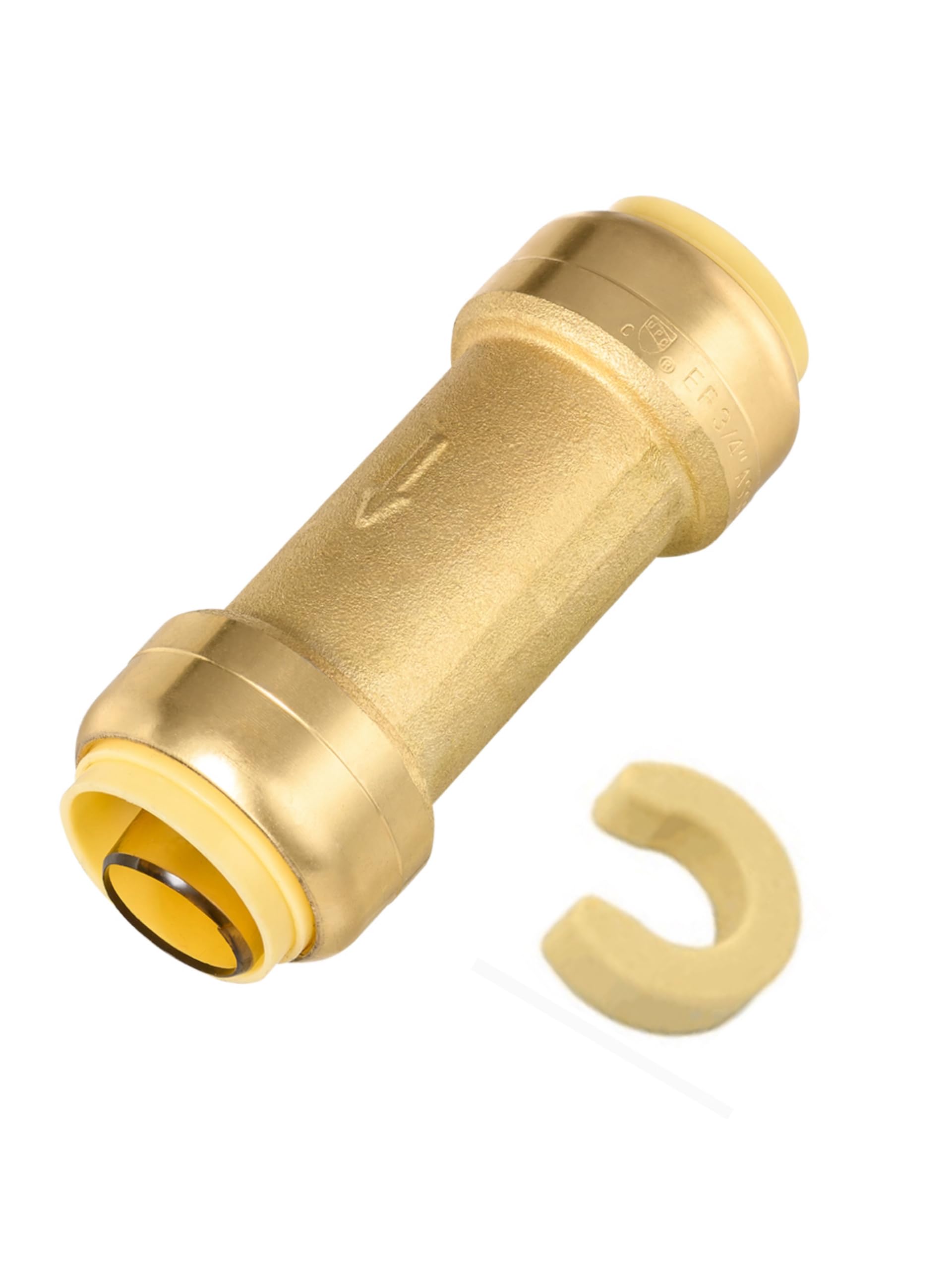 Amazon.com: EFIELD 3/4-inch Push Fit Check Valve, LF Brass Plumbing ...