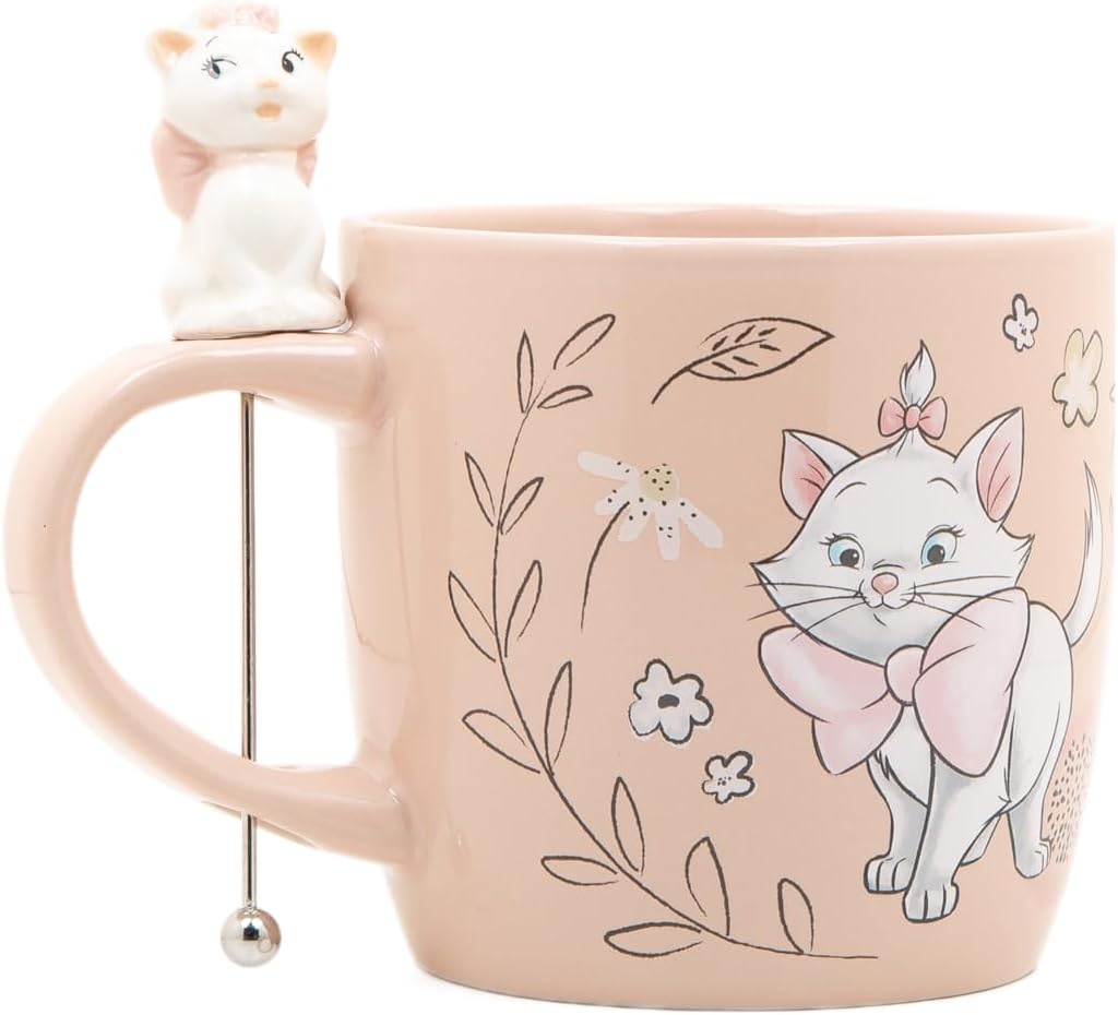Disney Aristocats Marie Stirrer Mug - Cute Mugs for Women - Unique ...