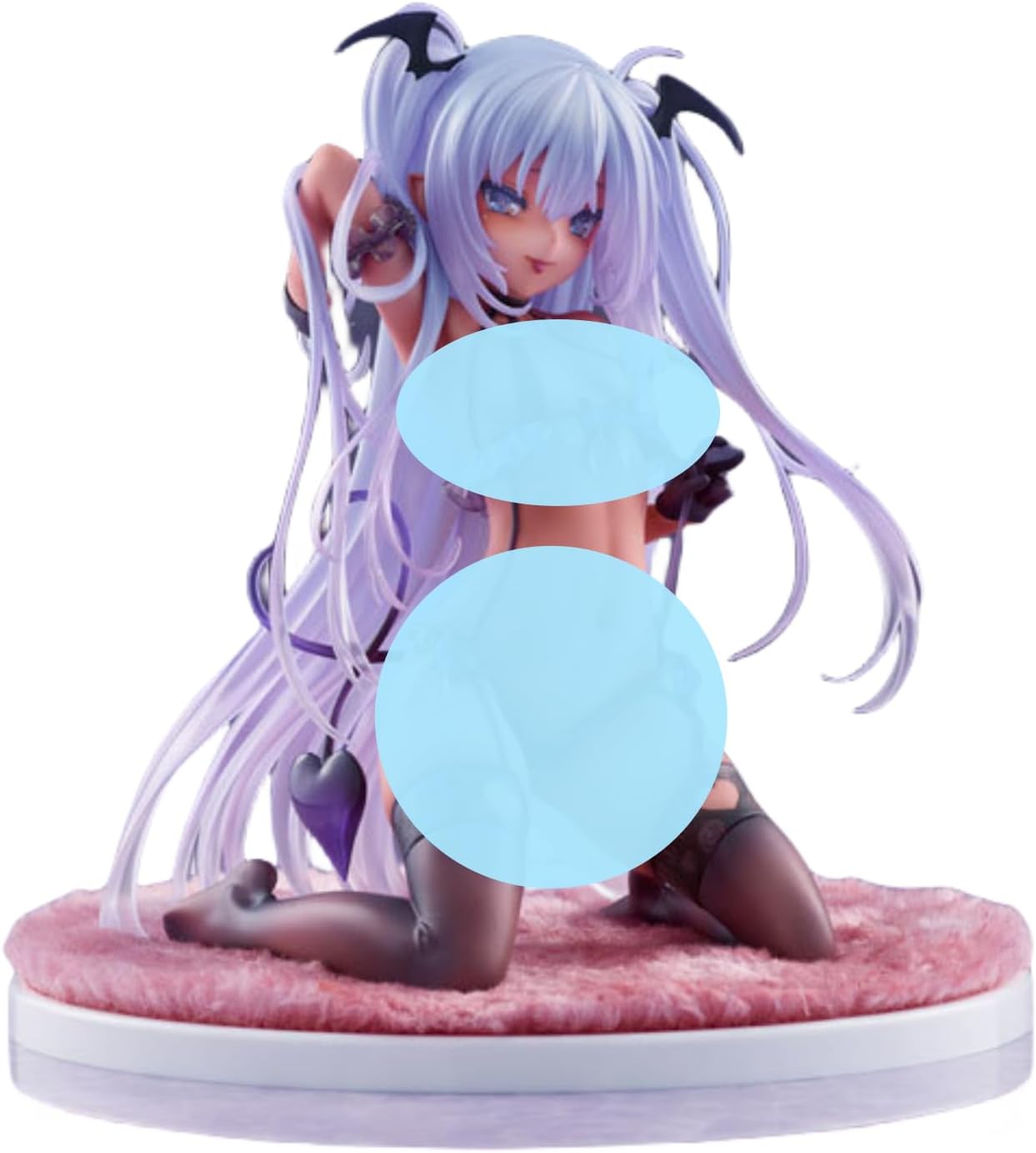 Amazon.com: Tamayuki Kedama Succubus Black Lulumu Figure Clothes Removable 15cm/6inch PVC Comic ...