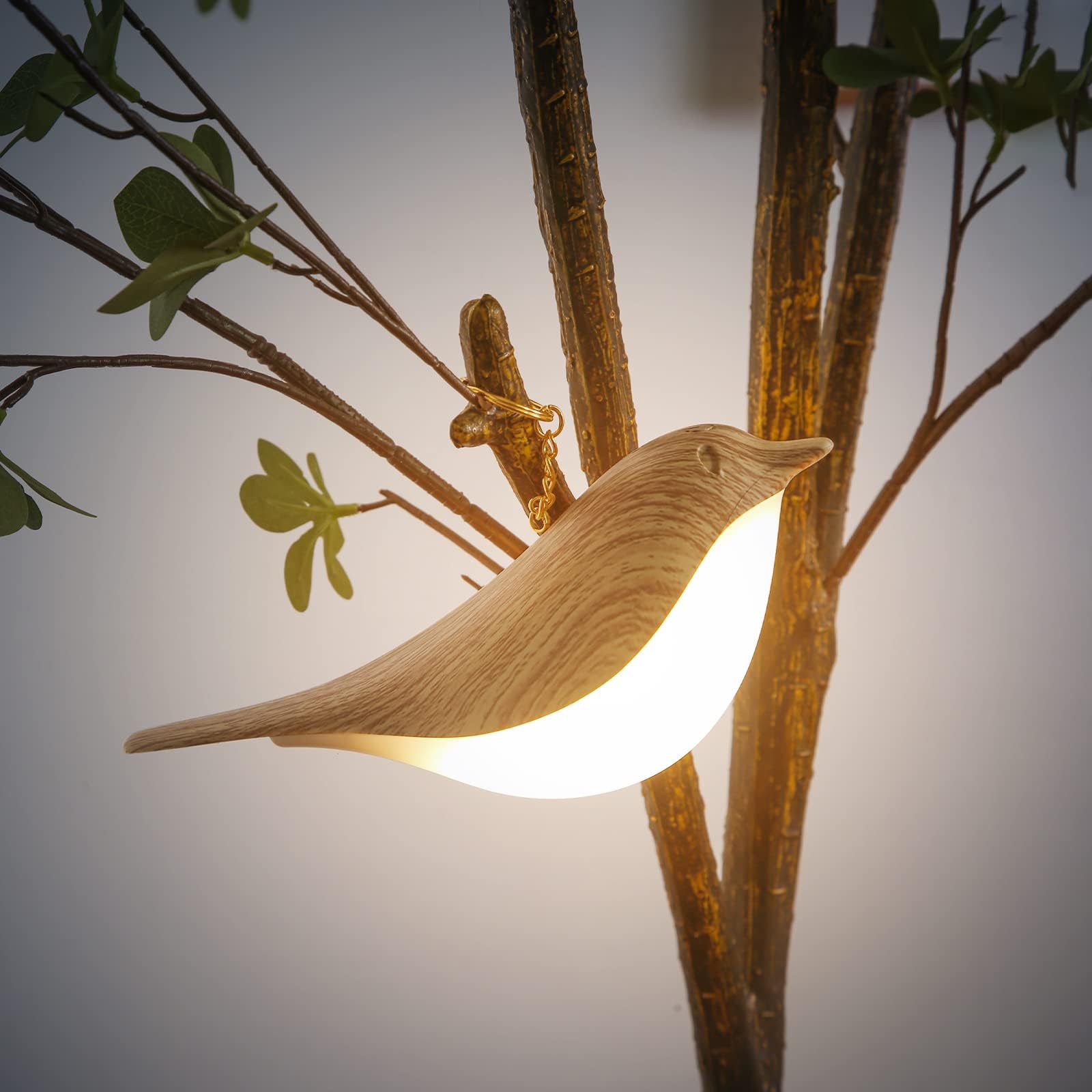 YM Dragon Small Bird Table Lamp, Cordless Bedside Lamps, Battery ...