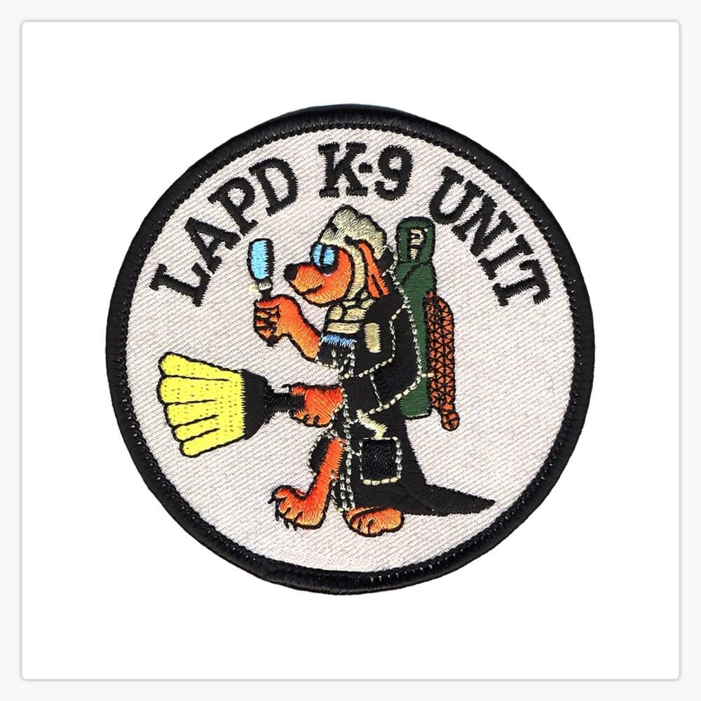 Amazon.com - LAPD K9 Sticker Decal Laptop Car Window Vinyl 5"