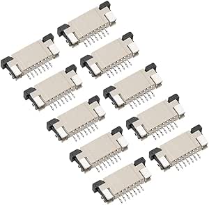 Amazon.co.jp: XYWHPGV 10pcs FFC / FPC Connector 7 Pin Pitch 1.0mm Top Contact Pick Drawing ...