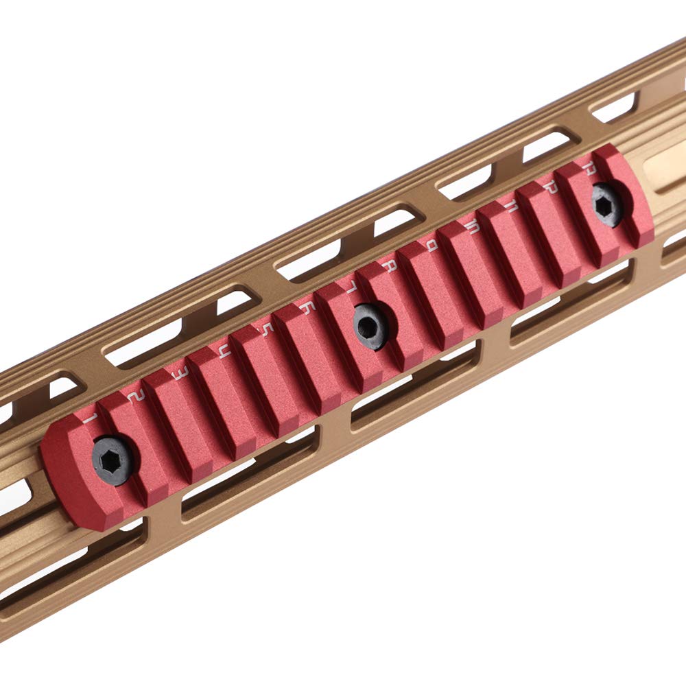 Buy TuFok Mlok Picatinny Rail Adapter - Low Profile Picatinny Rail ...