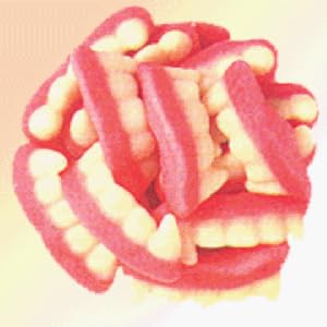 Amazon.com : Gummi Teeth Candy, Delicious Fruit Flavors Gummies (Half ...