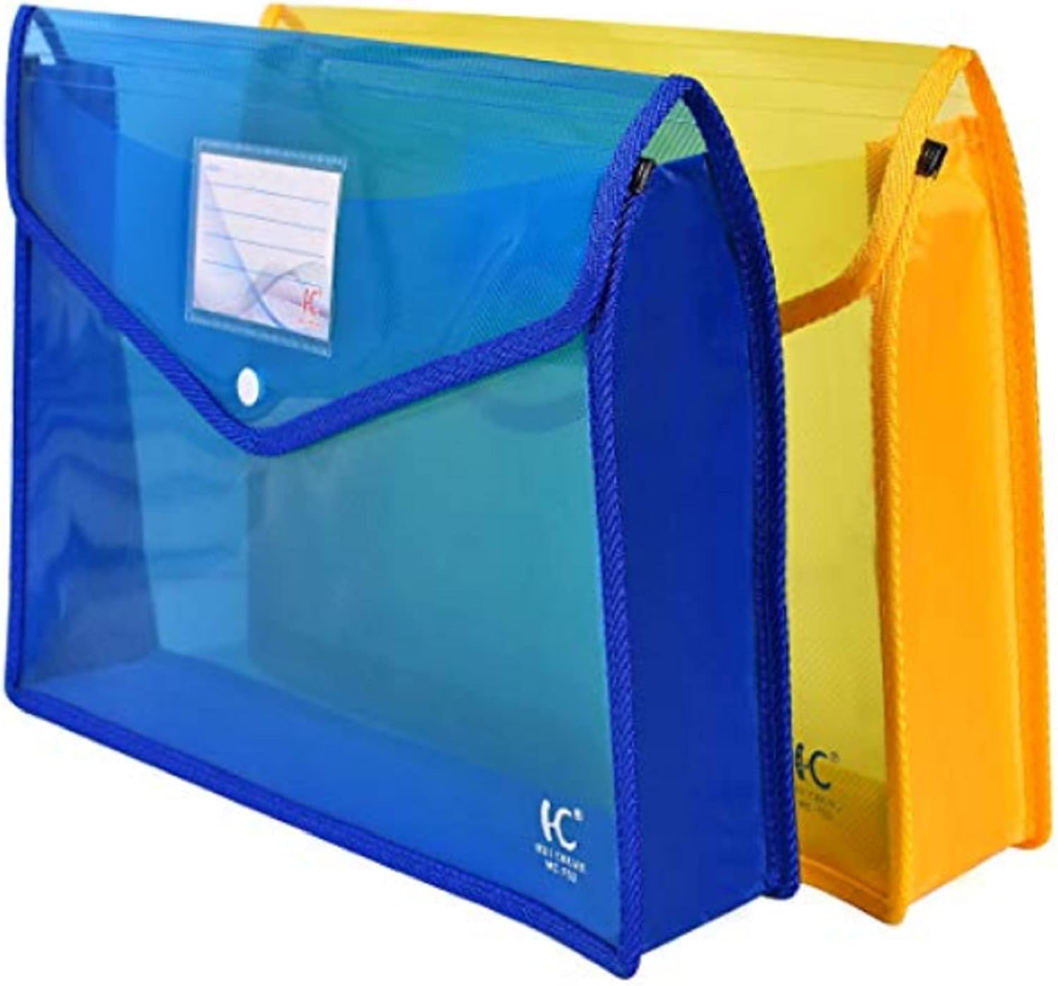 Amazon.com : File Folders Expandable Poly Envelope File Wallet 3.1 inch ...