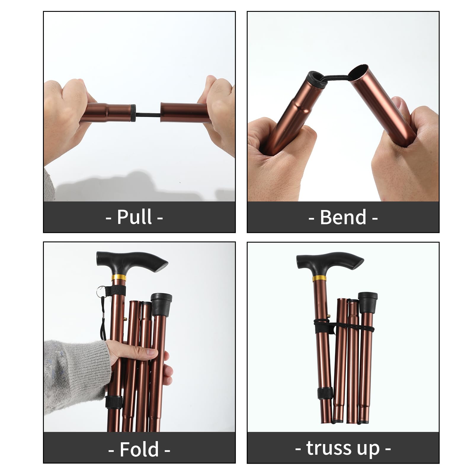 Snapklik.com : Walking Cane Folding Walking Cane Lightweight ...