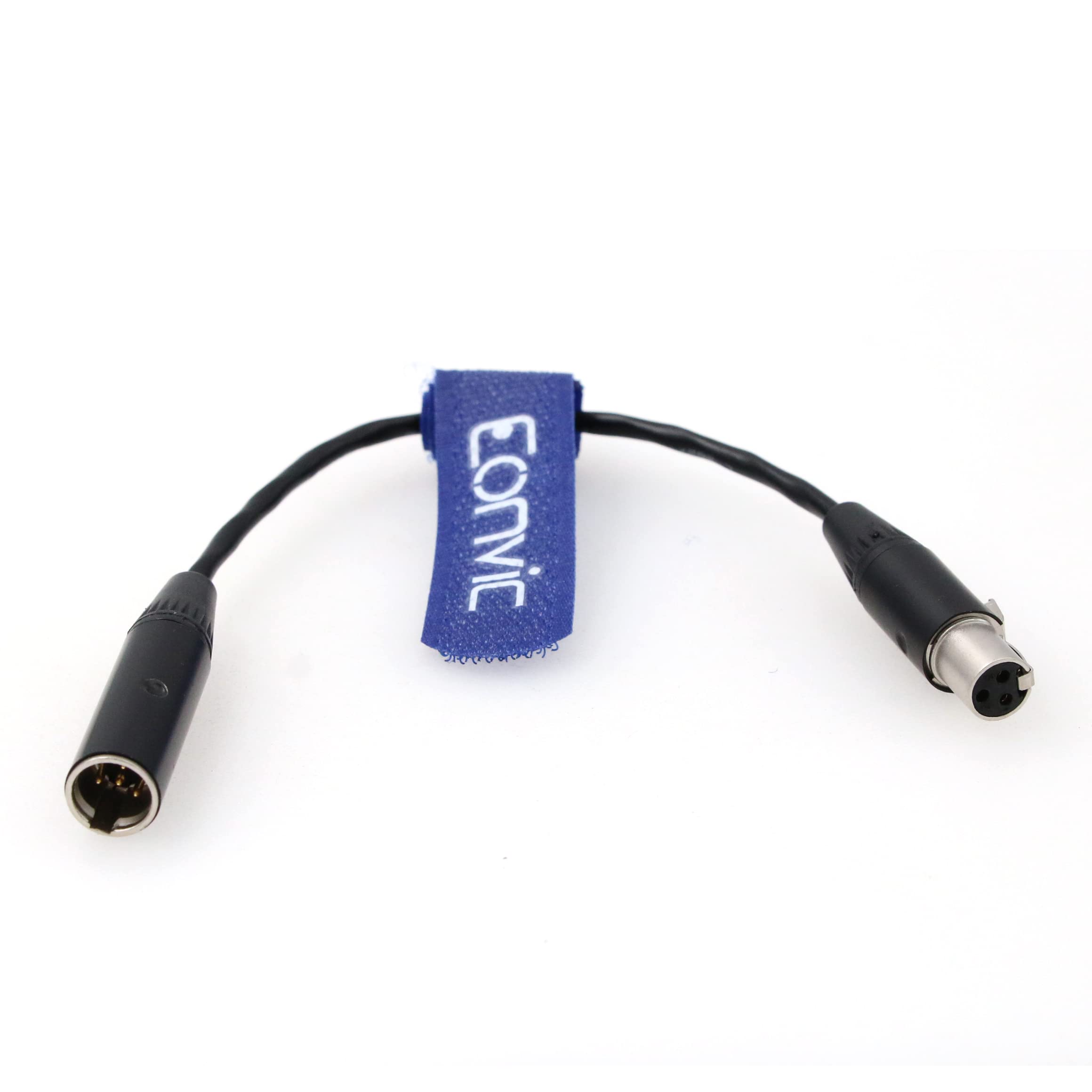 Eonvic TA3F Mini XLR 4Pin TA4M to Mini 3Pin XLR TA3F Female Microphone ...