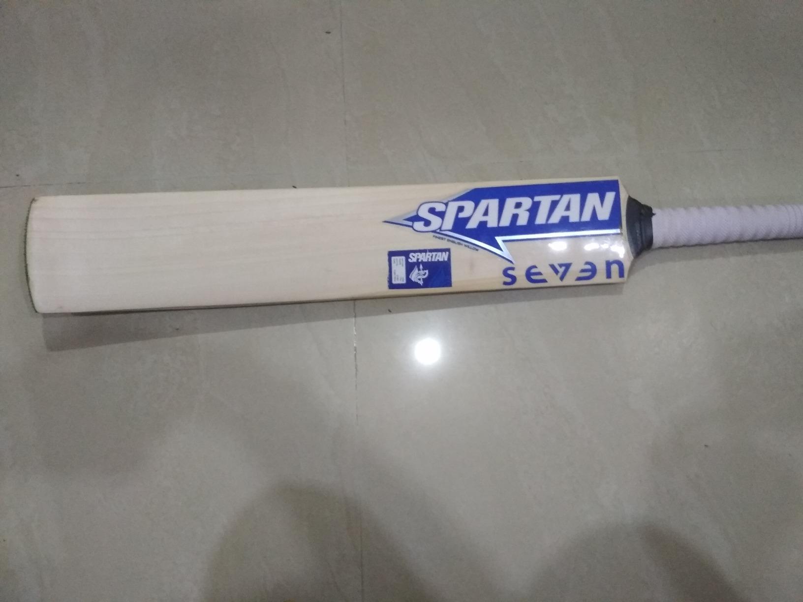 SPARTAN MS Dhoni 7 English Willow Cricket Bat (SH) : Amazon.in: Sports ...