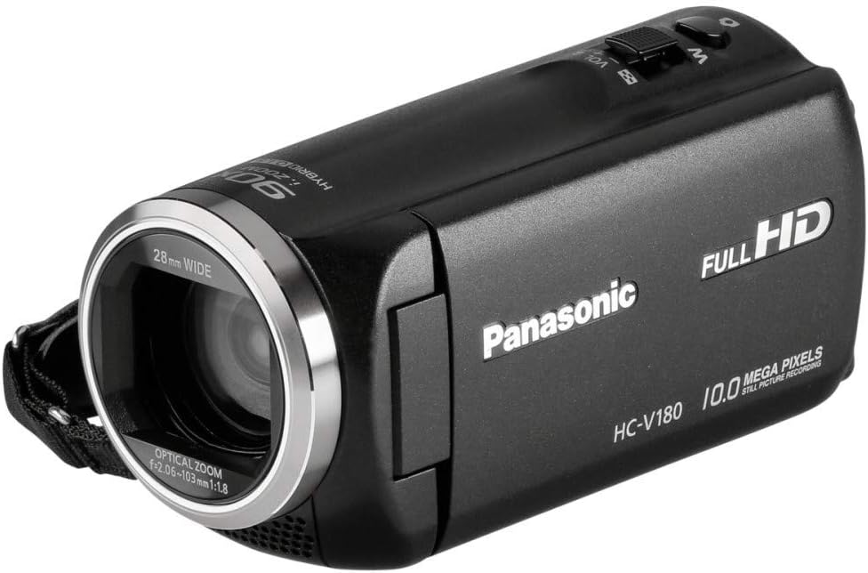 Panasonic HC-V180EG-K Full HD Camcorder - 1/5-8 Inch Sensor / 50 x ...